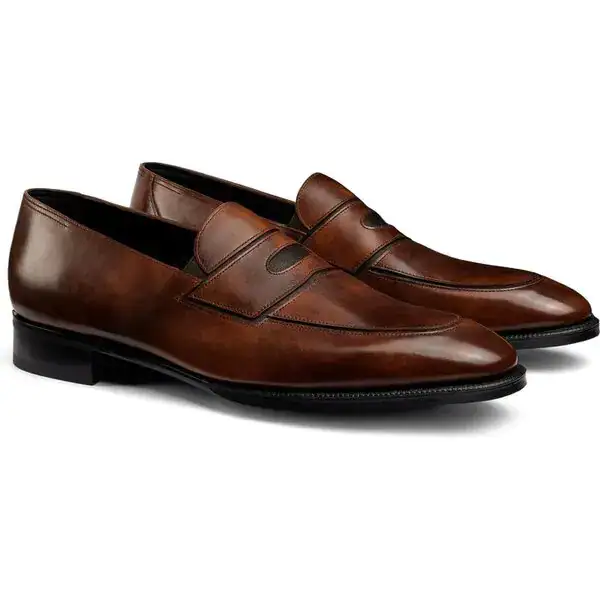 John Lobb Montgomery Penny Loafer - Parisian Brown | Editorialist